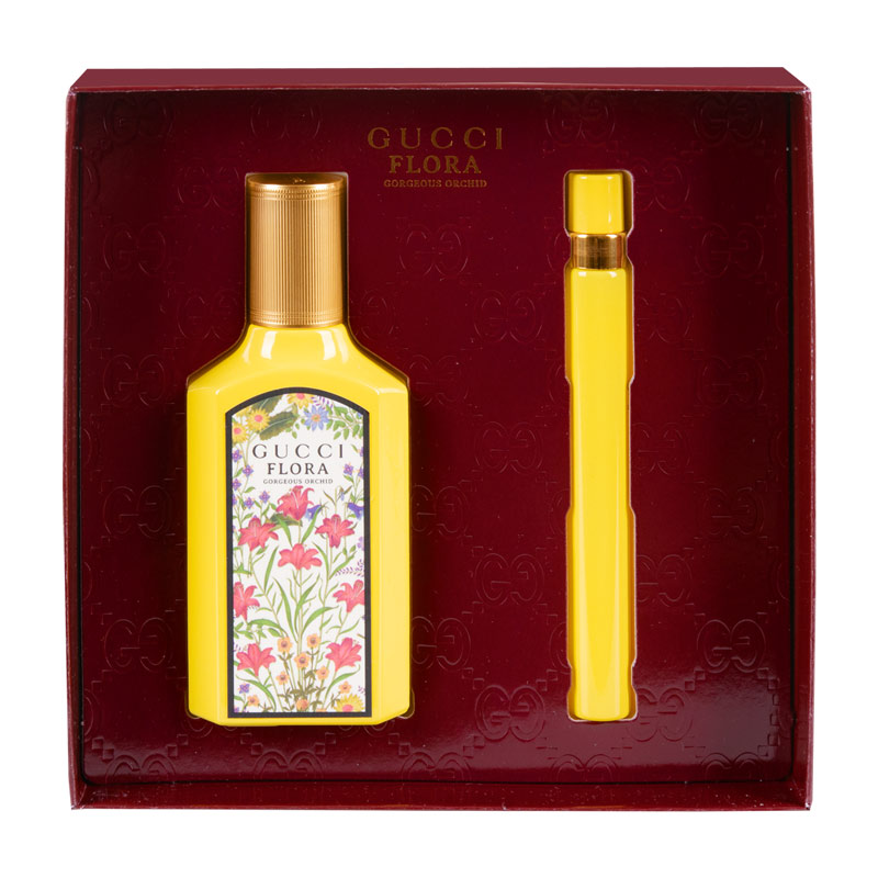 Gucci Flora Gorgeous Orchid Set: EdP 50 ml + Pen 10 ml | ExcaliburShop