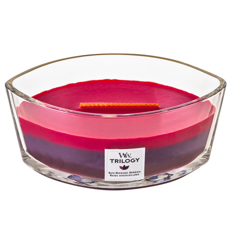 WoodWick Trilogy Sun Ripened Berries boat | ExcaliburShop