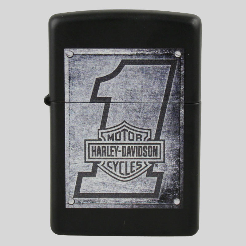 Zippo schwarz color H.D. Metal Wood Planks 2003167 | ExcaliburShop