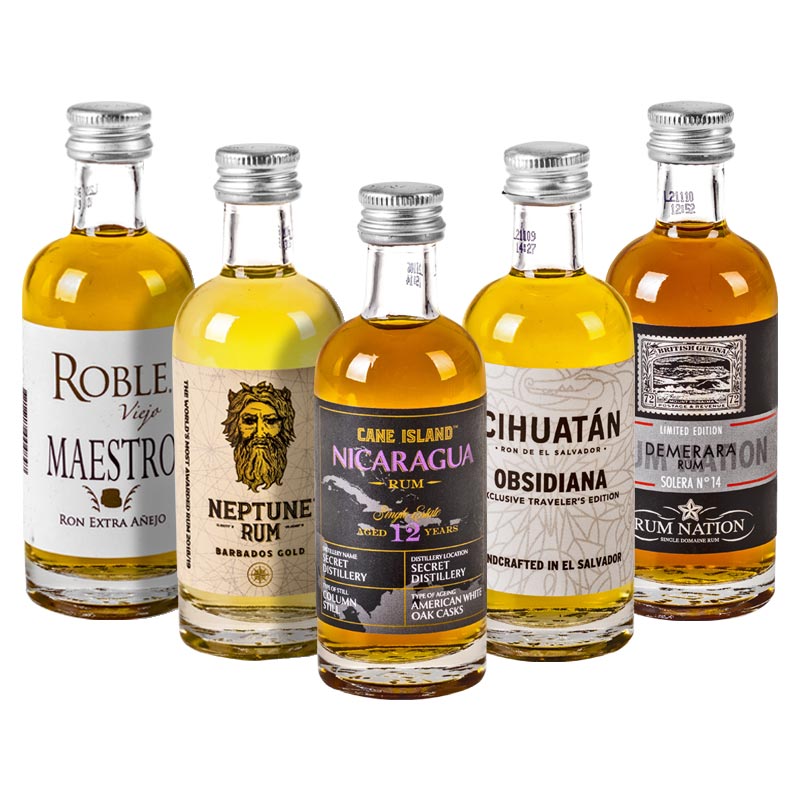 The Rum Box 10x0,05l 40,9% | ExcaliburShop